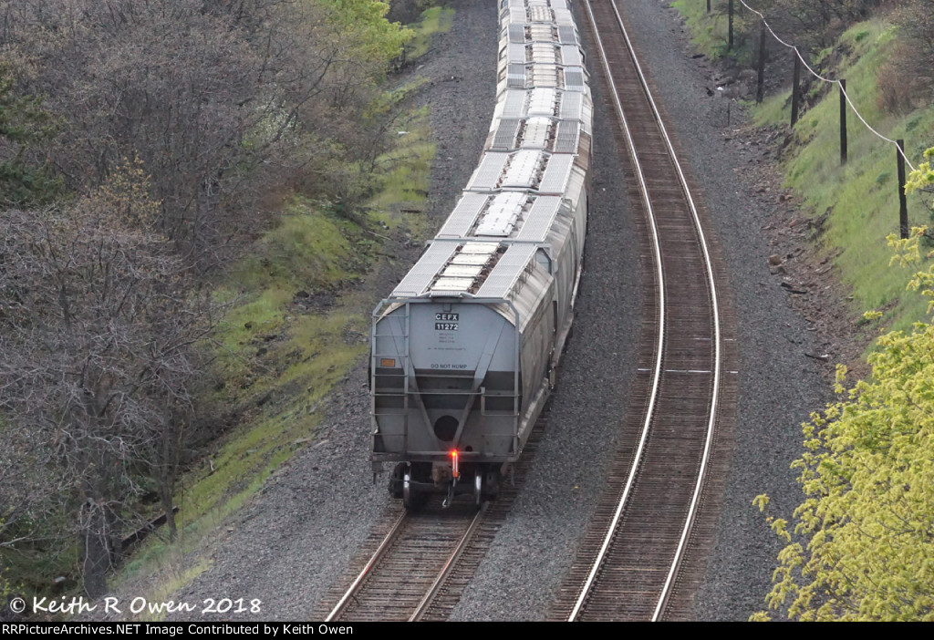 Westbound Grain Waiting in the Hole